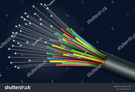 6 477 Optical fibre blue background 图片库存照片和矢量图 Shutterstock