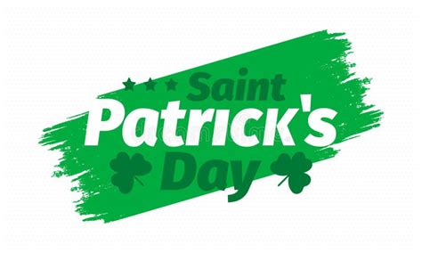 Happy Saint Patricks Day Traditional Irish Holiday Celebrate In March