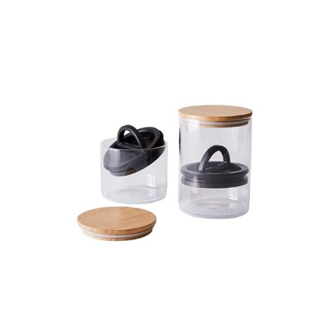 Airscape Glass Stackable Food Storage Containers Leanne Citrone