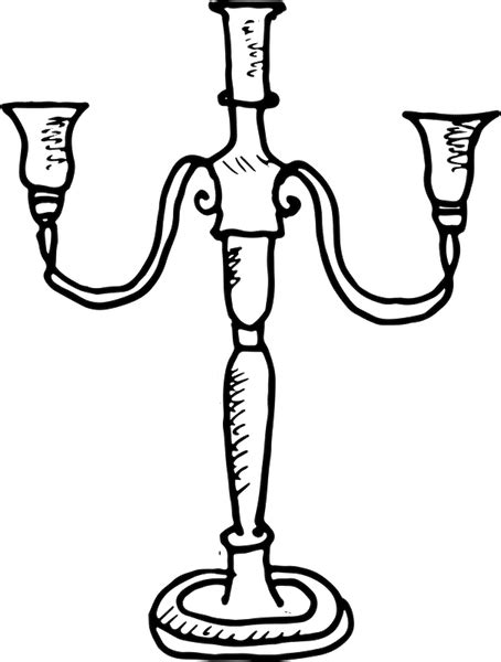 Candelabra Rubber Stamp Paris Stamps Stamptopia
