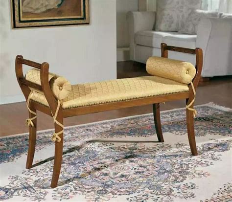 Jvmoebel Bank Wohnzimmer Sitzbank Klassische Hocker Polsterbank Polster
