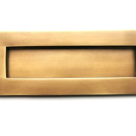 Solid Brass Victorian Letterbox Finished In Antique Satin Etsy