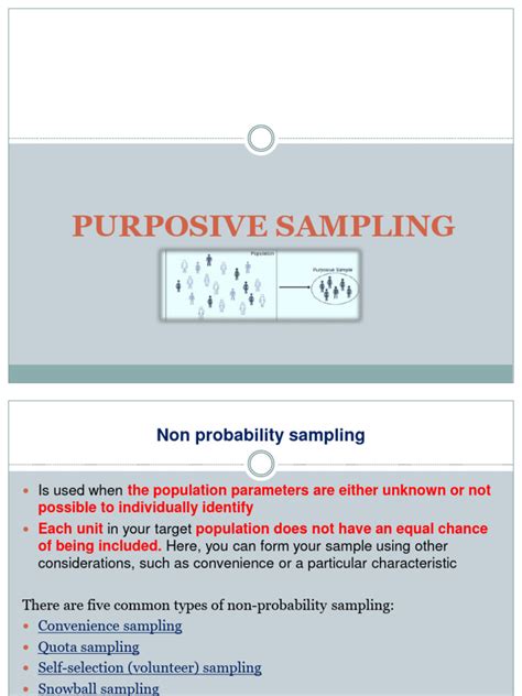 Purposive Sampling Pdf Sampling Statistics Scientific Method