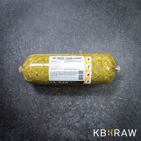 Kb Barf Minced Lamb Rumen Kb Raw