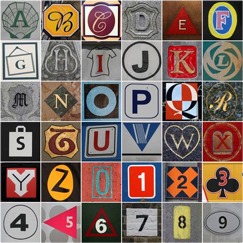 Letters Digits In Shapes Inspiration And Idea From Fellow … Flickr