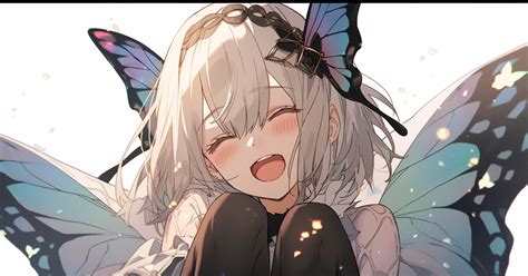 Aiイラスト 【著作権フリー】蝶々系少女イラスト素材集【ai生成作品】 ゴリラの素材屋さんのマンガ Aiart フリー素材 著作権