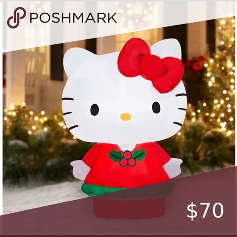 Hello Kitty Inflatable Christmas Decor Hello Kitty Christmas