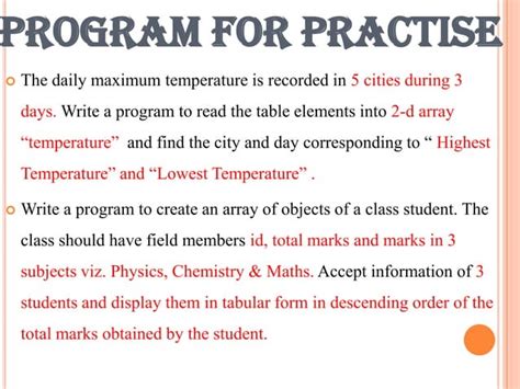 Arrays In Java Pptx Databases Computer Software And Applications