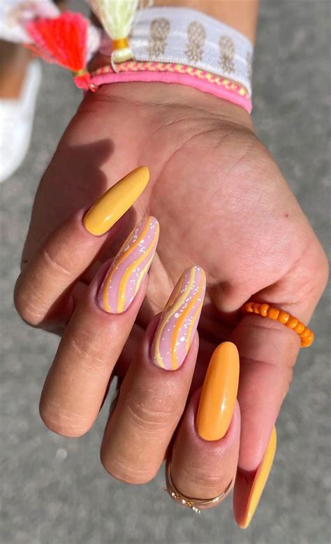 Best 24 Yellow Almond Nails You Must Try This Year