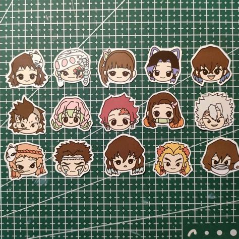 Jual Sticker Anime Demon Slayer Kimetsu No Yaiba Udah Di Cutting