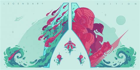 Mass Effect Legendary Edition Poster By Lazare Gvimradze