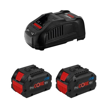 Bosch Basis Set 2 x Akku ProCore 18V 8Ah GAL 1880 CV Ladegerät