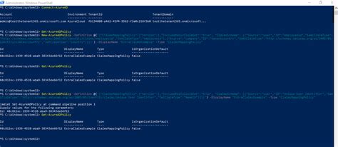powershell azure edit a required claim for service principal stack