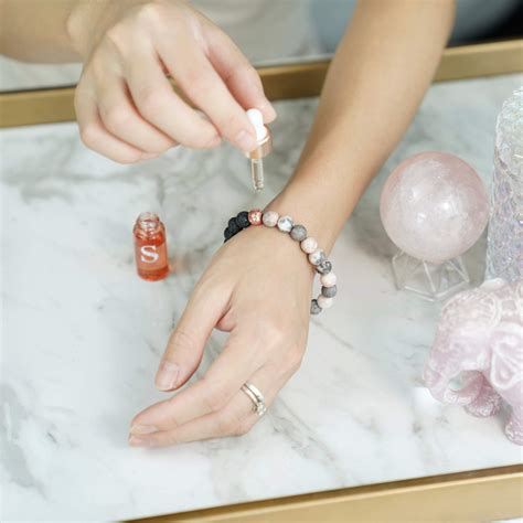 Zebra Jasper Lava Stone And White Howlite Bracelet Diffuser With Inner P
