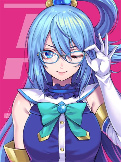 Aqua With Glasses Rkonosuba