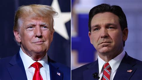 Trump Praises ‘great Meeting With Desantis In Florida — Their First