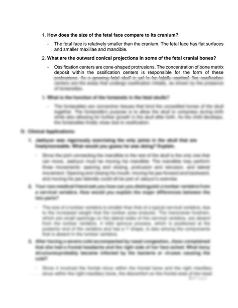 SOLUTION Anatomy And Physiology Laboratory Axial Skeletal System Report Sheet Studypool