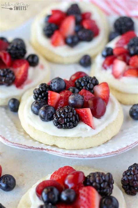 Sugar Cookie Fruit Tarts