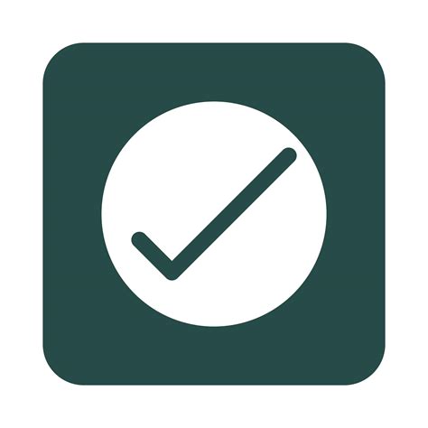 Mobile Application Check Mark Web Button Menu Digital Flat Style Icon 2608294 Vector Art At Vecteezy