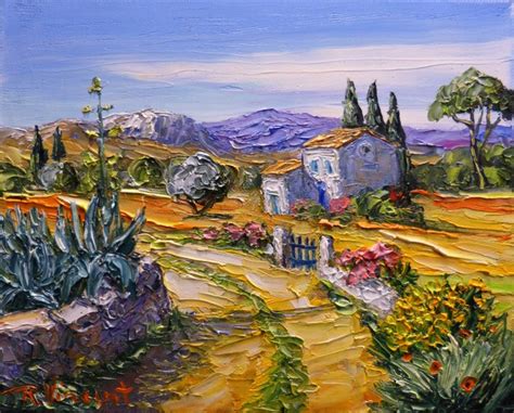 Vincent Rallo 1954 Paysage Au Beausset Dans Le Var En Provence