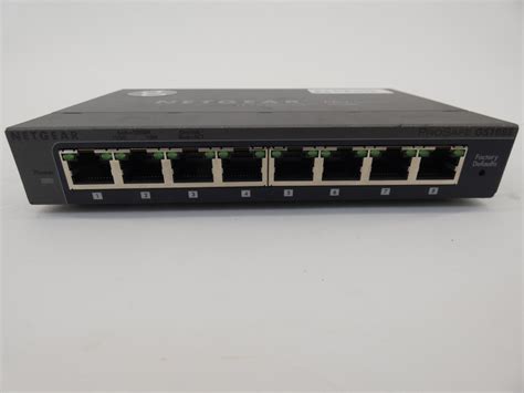 NetGear GS E Prosafe Plus Port Gigabit Switch GPM Surplus
