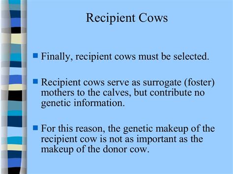 Embryo Transfer Incattle
