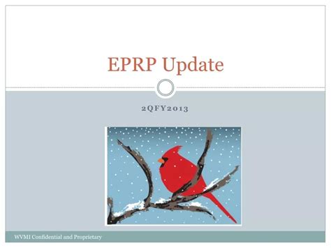 Ppt Eprp Update Powerpoint Presentation Free Download Id 9400015