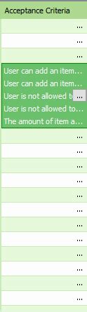Managing Product Backlog User Story List