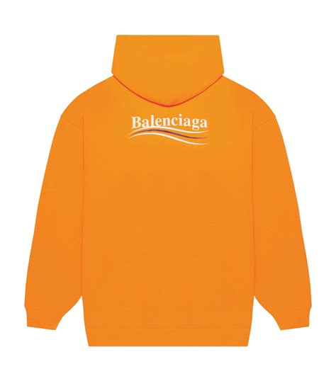 Balenciaga Yellow Political Campaign Hoodie Harrods Uk