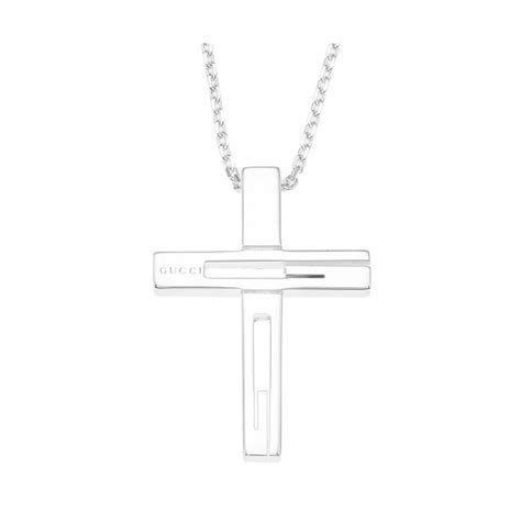 グッチ Gucci Gucci グッチ 228364 J8400 クロスネックレス （シルバー） アウトレットファッション通販 『brandeli』