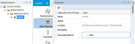 Testing Uft Application Area How To Associate Web Add In To