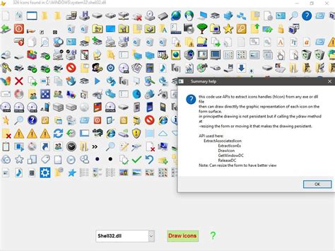 Extract Icons From Exedll And Draw Directly On Vfp Form Visual