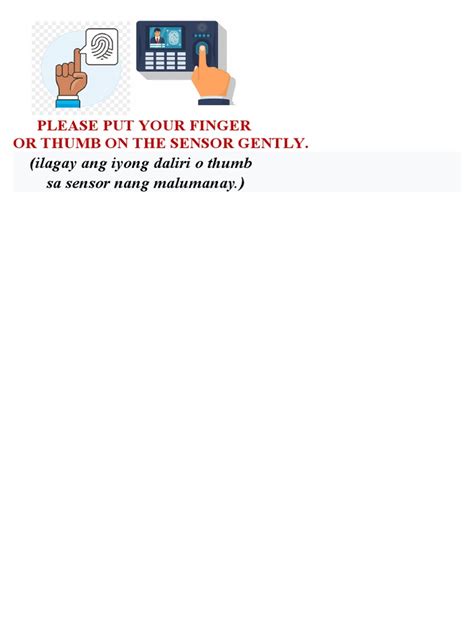 Biometrics Signage Pdf