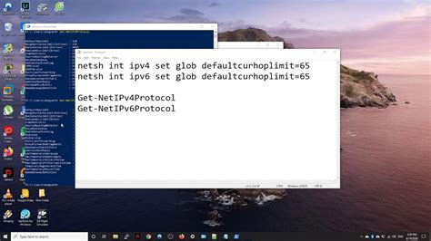 Netsh Int Ipv Set Glob Defaultcurhoplimit Gavin Fraser