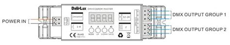Hoion Dmx512andrdm Master Controller Dc12v Dc24v Led Control