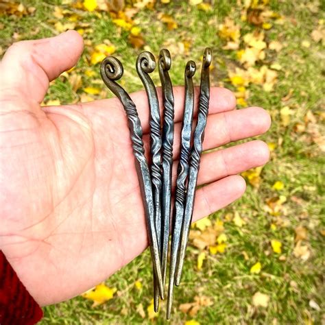 Forged Hair Stick Etsy