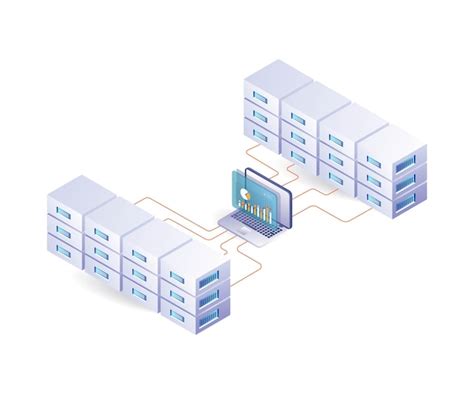 Premium Vector Cloud Server Technology Analysis