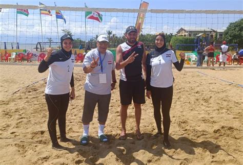 منتخب مصر لكرة الطائرة الشاطئية يتأهل لنهائي بطولة المنطقة الخامسة