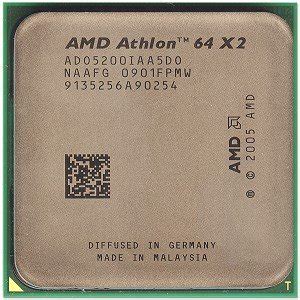Amazon.com: AMD Athlon 64 X2 5200+ 2.7GHz 2x512KB Socket AM2 Dual-Core ...