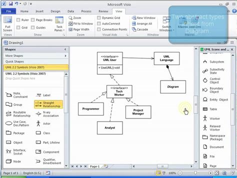 How To Design Class Diagram In Visio How To Draw System Arch