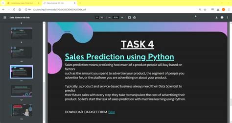 Ribu P B On Linkedin Machinelearning Datascience Salesprediction Ai Codealpha