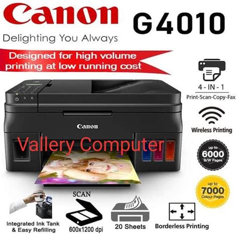 Jual Printer Canon Pixma G4010 All In One Printer Print Scan Copy