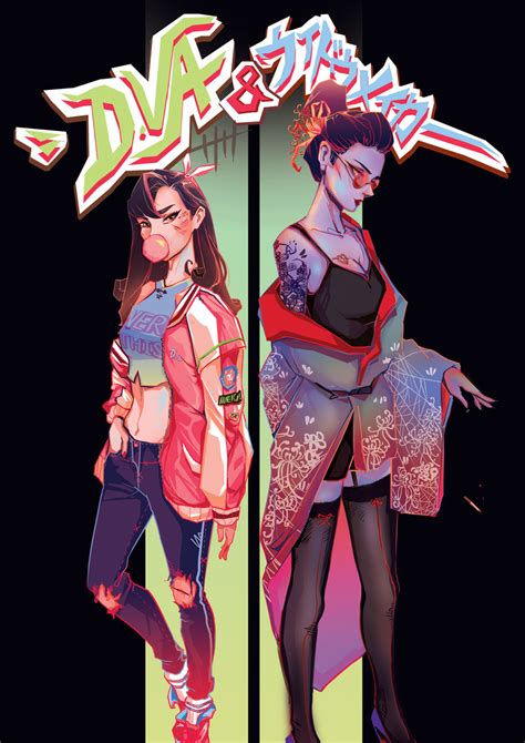 D Va And Widowmaker Overwatch And More Drawn By Hayley H Danbooru