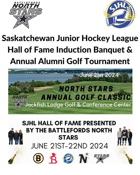 Sjhl Hall Of Fame And Annual Alumni Golf Tourney Battlefords North Stars