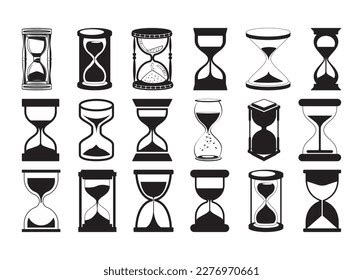 Hourglass Vector Print Hourglass Clipart Hourglass Stock Vector