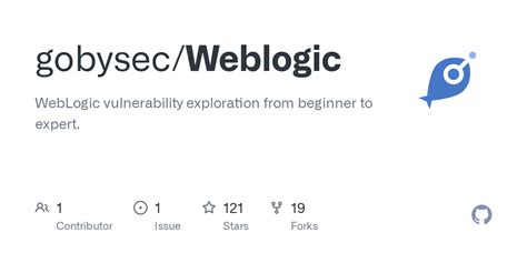 Github Gobysecweblogic Weblogic Vulnerability Exploration From