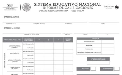 Boleta De Calificaciones Secundaria 2022 2023 Imagesee Riset