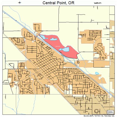 Central Oregon Road Map
