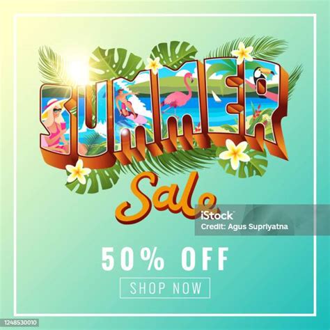 빈티지 여름 휴가 엽서 스타일과 열대 잎 배경 여름 판매 배너 배너 전단지 초대 포스터 웹 사이트 또는 인사말 카드에 적합 0명에 대한 스톡 벡터 아트 및 기타 이미지