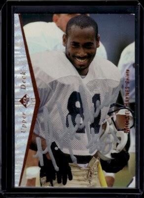 1995 Sp 71 Autographed Michael Haynes Trading Card Ebay